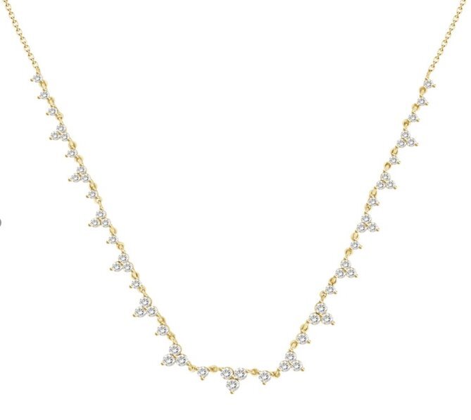 Flocked Flora Necklace – diamondaupair